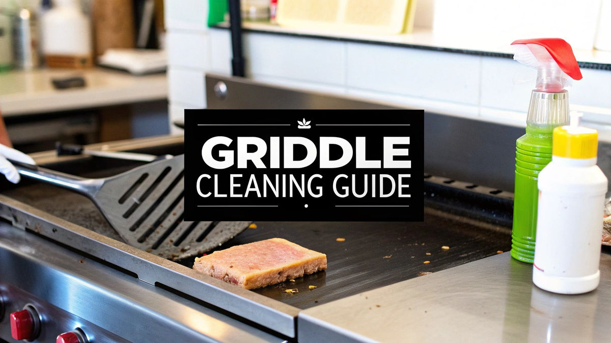 How to Clean a Commercial Flat Top Griddle: Expert Tips & Tricks ...