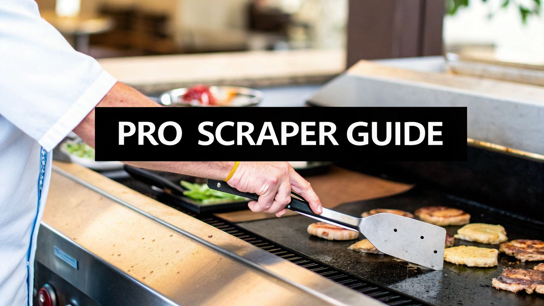 A Pro's Guide to the Flat Top Grill Scraper — Griddles.com