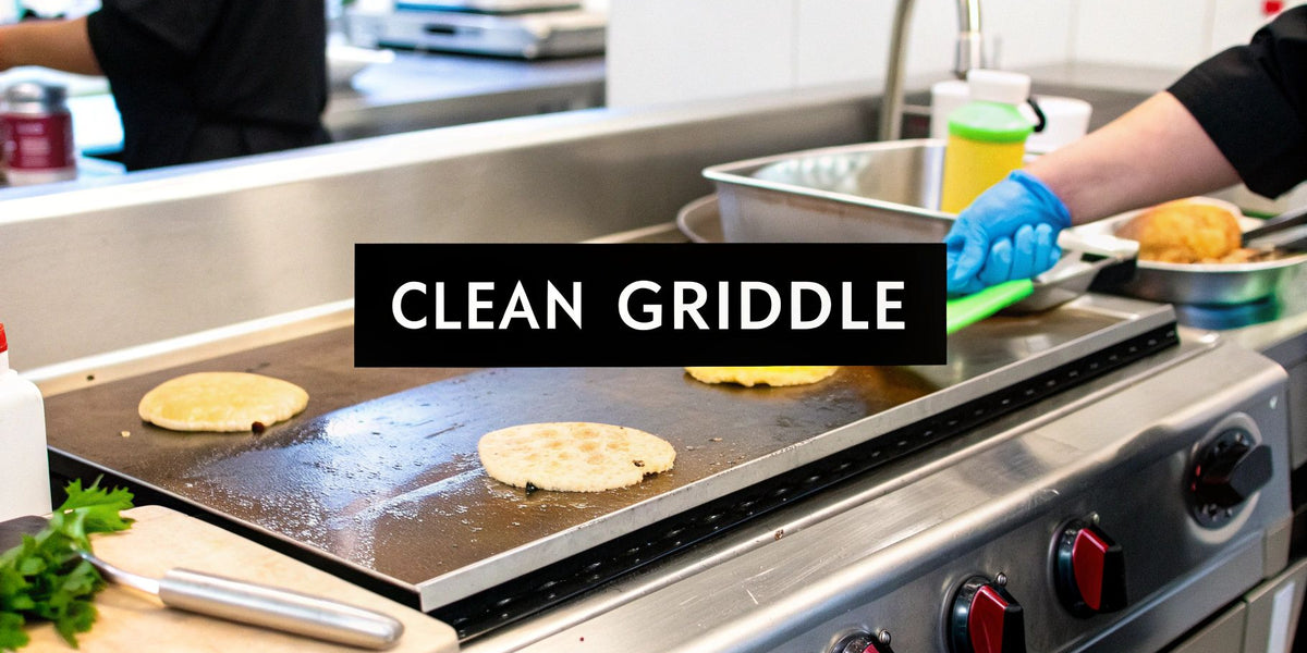 How to Clean a Commercial Griddle the Right Way — Griddles.com