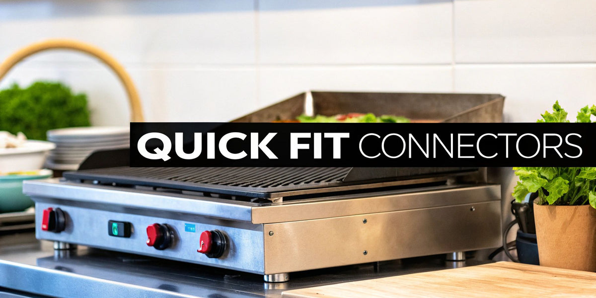 Quick Fit Gas Connectors: A Guide for Commercial Griddles — Griddles.com